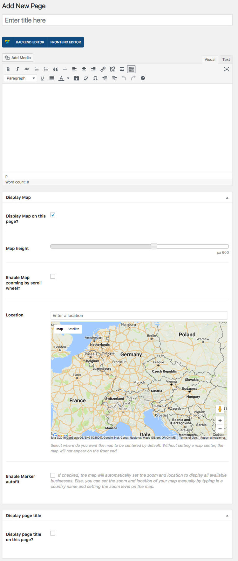 Left Sidebar Template | WYZI - Documentation
