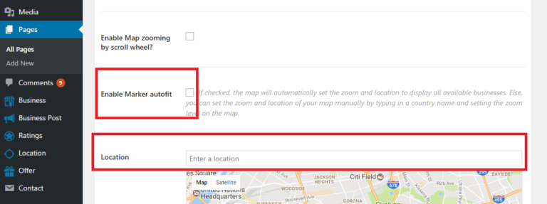 map-settings | WYZI - Documentation