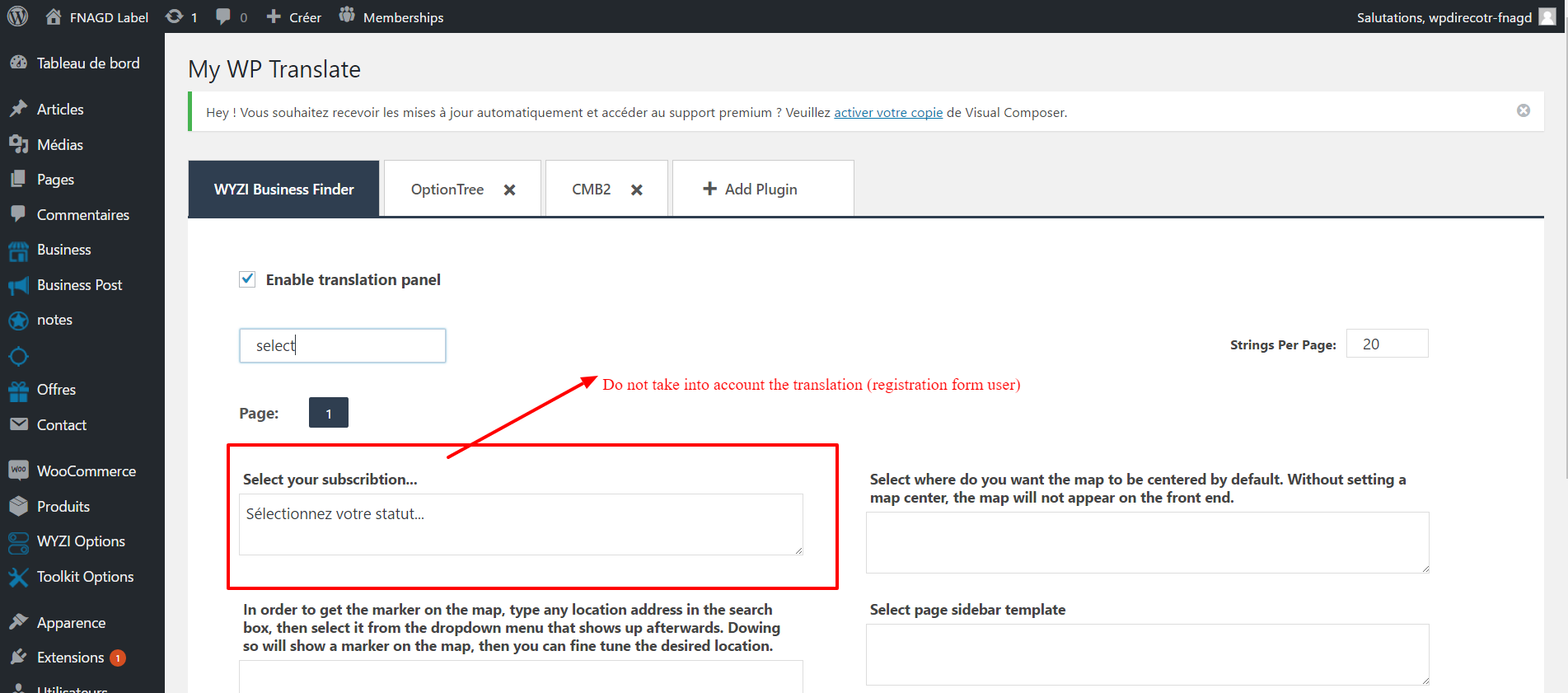 selectyour | WYZI - Documentation