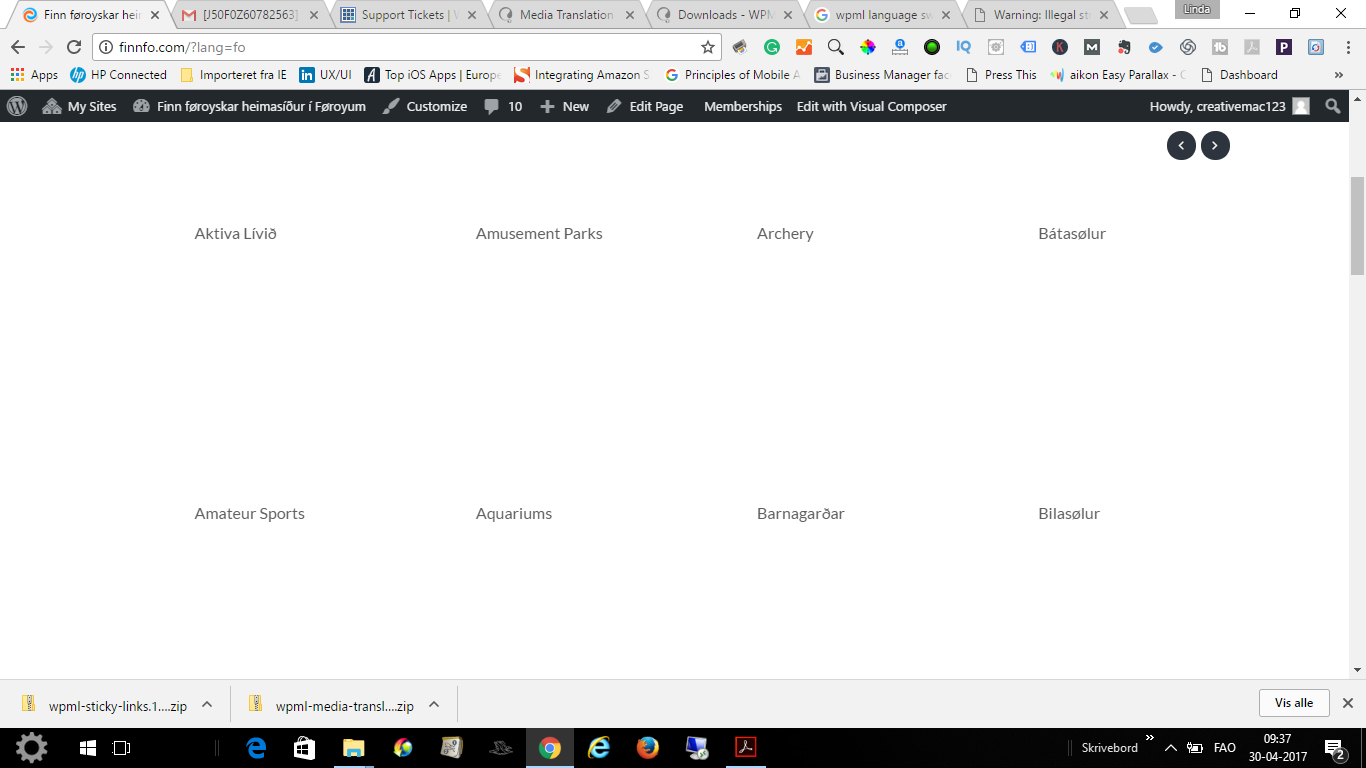 Translated-business-categories | WYZI - Documentation
