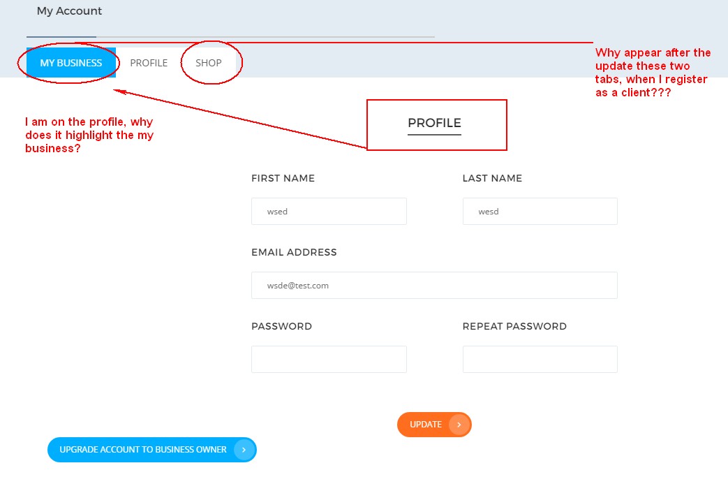 Register Client Bug Wyzi Documentation