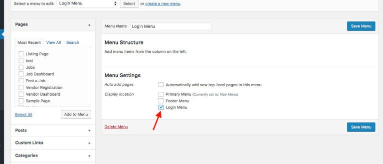 How to Add Login Menu to the header? | WYZI - Documentation