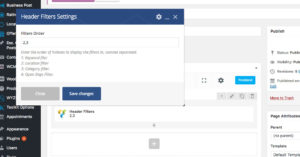 Header Filters | WYZI - Documentation
