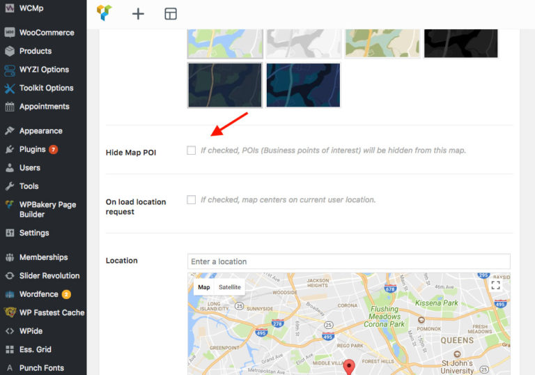 Map Points of Interests | WYZI - Documentation