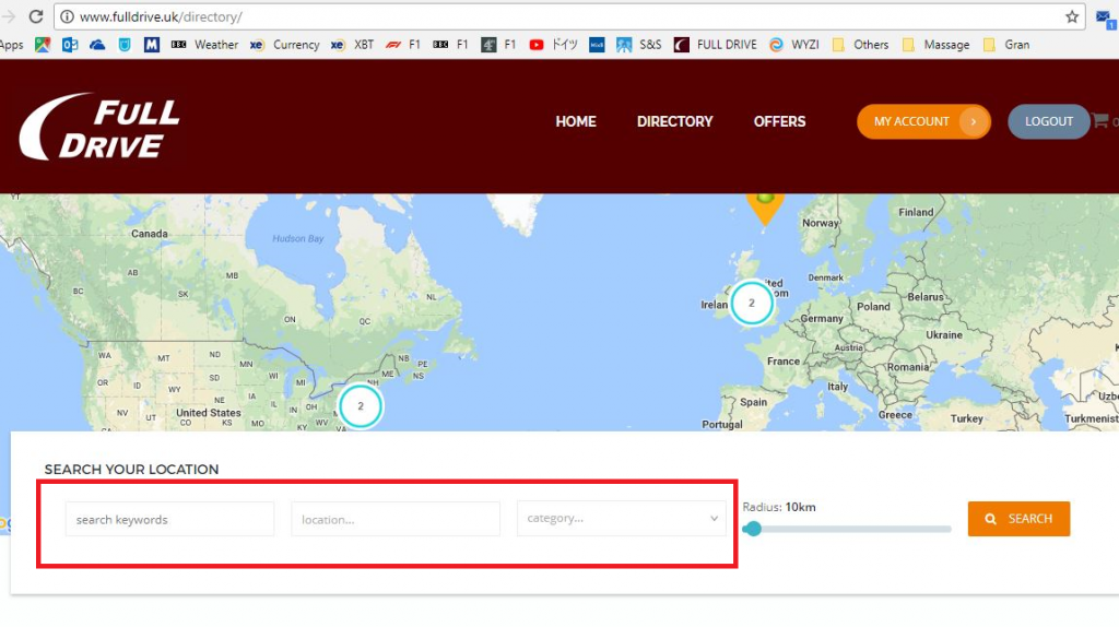 Search-map | WYZI - Documentation
