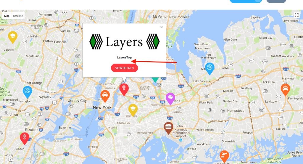 How to add information to Map Bubble in Template 1? | WYZI - Documentation