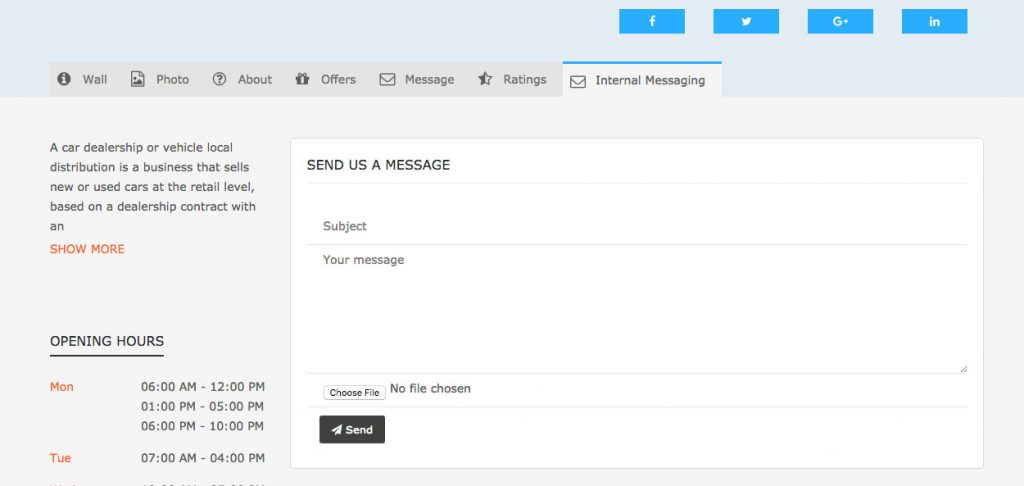 Adding Messaging Tab to List | WYZI - Documentation