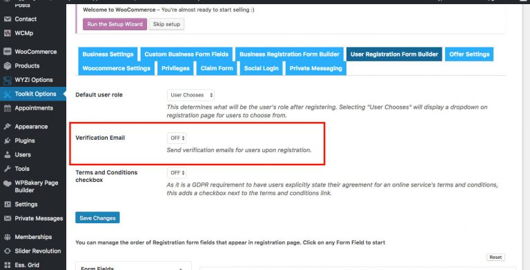User Email Verification | WYZI - Documentation