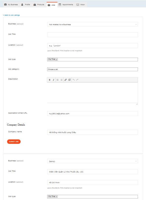 Job-edit | WYZI - Documentation