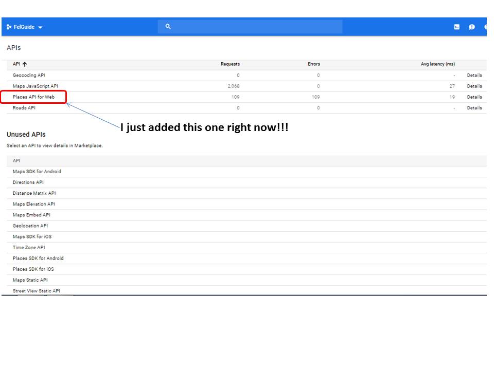 GooglePlaces | WYZI - Documentation