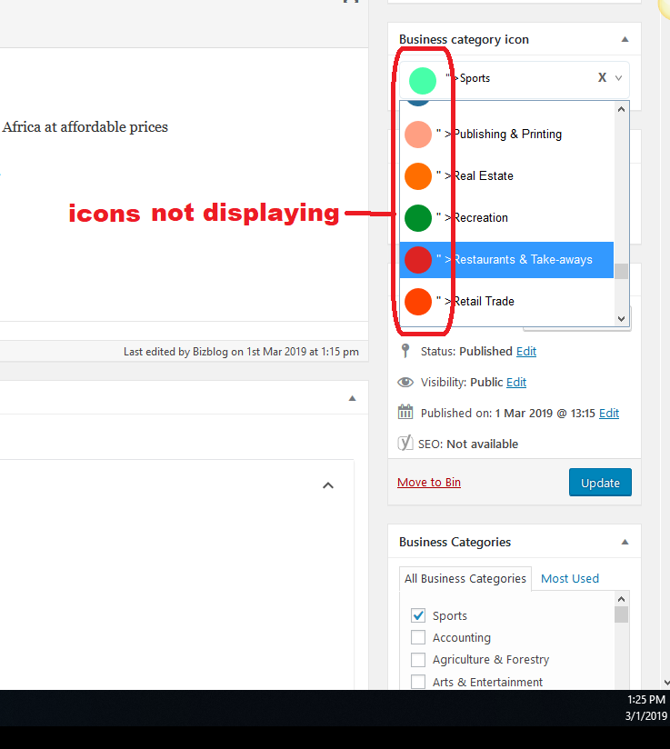 190301 Icons Not Displaying In Backend Wyzi Documentation